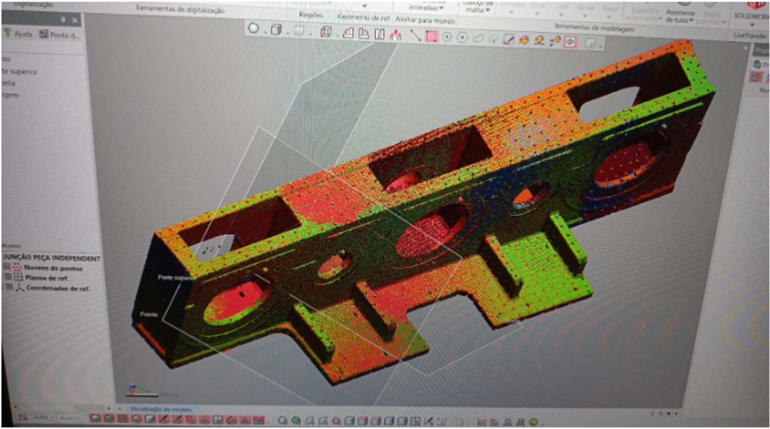 Escaneamento 3D – Interfag